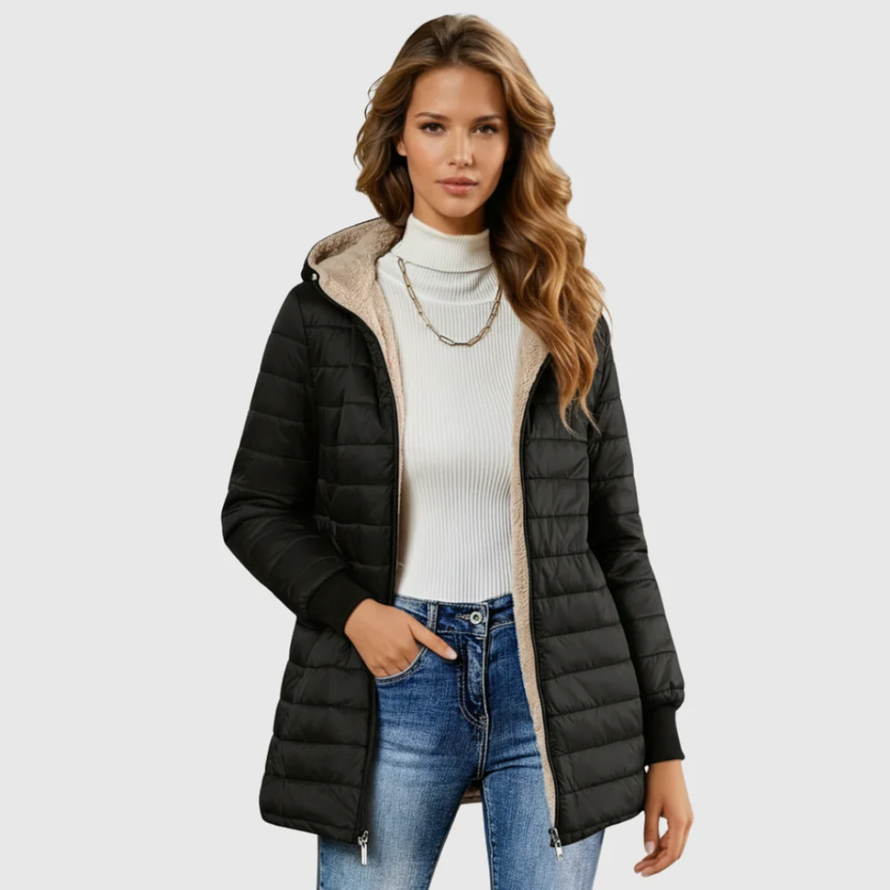 Caro | Sherpa-Lined Winter Coat – Harriet-London